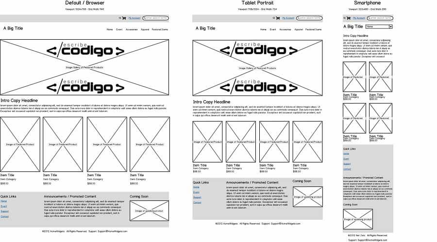 Qué es un wireframe en el desarrollo de una página web